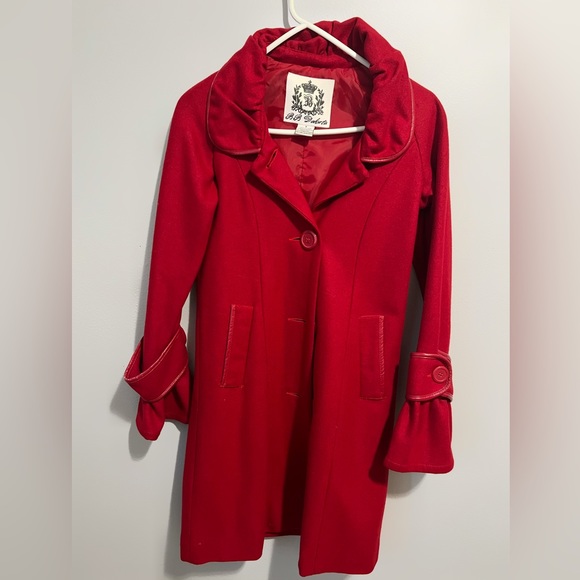 Jackets & Coats | Bb Dakota Red Long Jacket | Poshmark